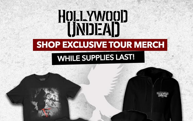 Limited Tour Merch Now Available on Official Hollywood Undead Store ...
