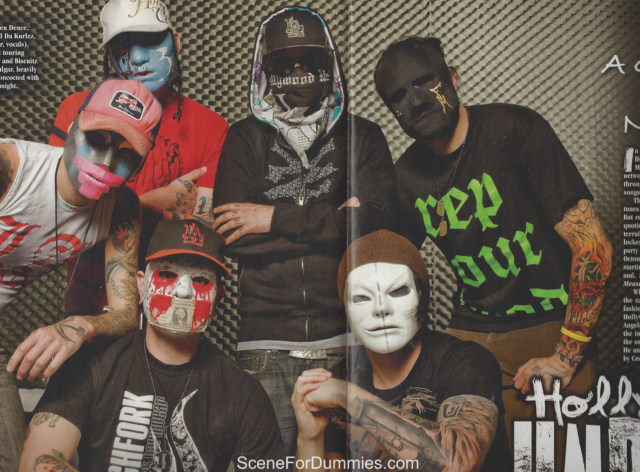 Hollywood Undead Feature from Tattoo Magazine April 2010 | SCNFDM