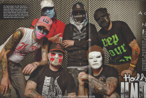 Hollywood Undead Feature from Tattoo Magazine April 2010 | SCNFDM