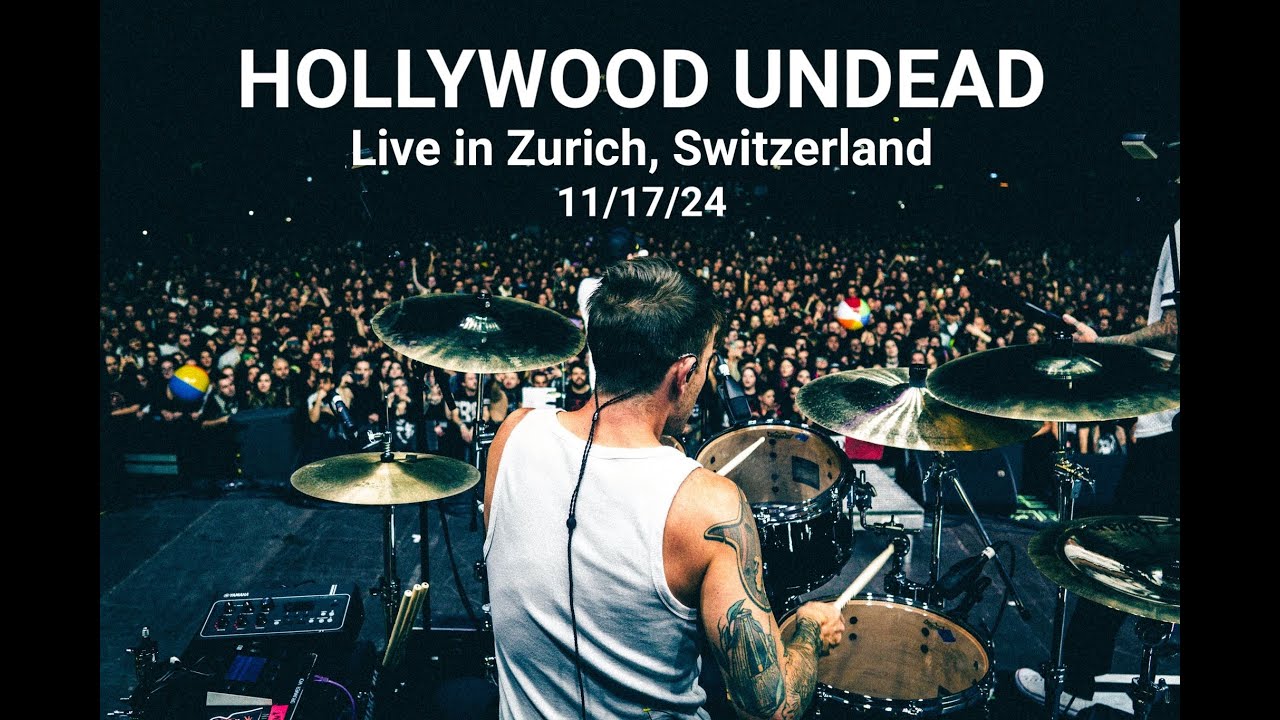 Watch Now – Anthony Ghazel – “Chaos” Drum Cam – Hollywood Undead Live in Zurich, Switzerland ...
